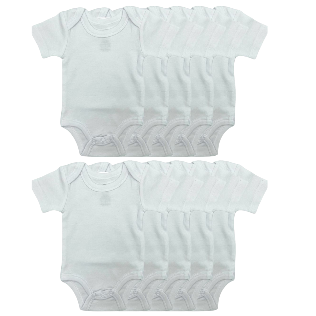 10 Piece Short Sleeve Baby Vests Gift Set | Shop Today. Get it Tomorrow ...