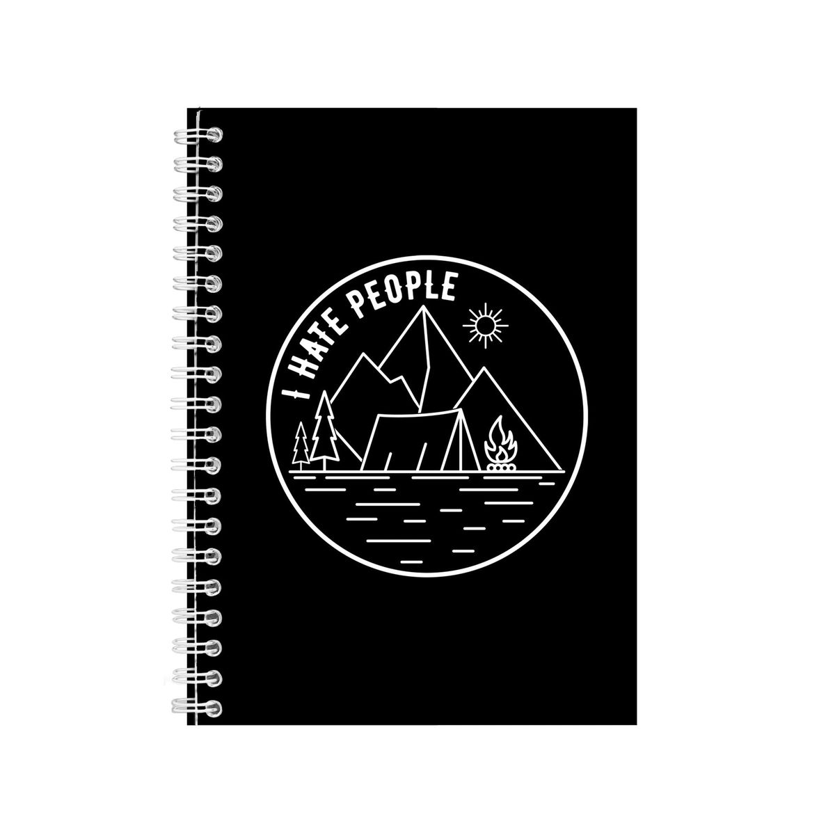 I Hate People Notebook Adventure Gift Idea A5 Notepad 124 | Shop Today ...