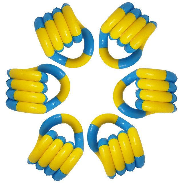6 Piece Twisty Tangles Fidget Toys Set For Stress Relief In Kids ...