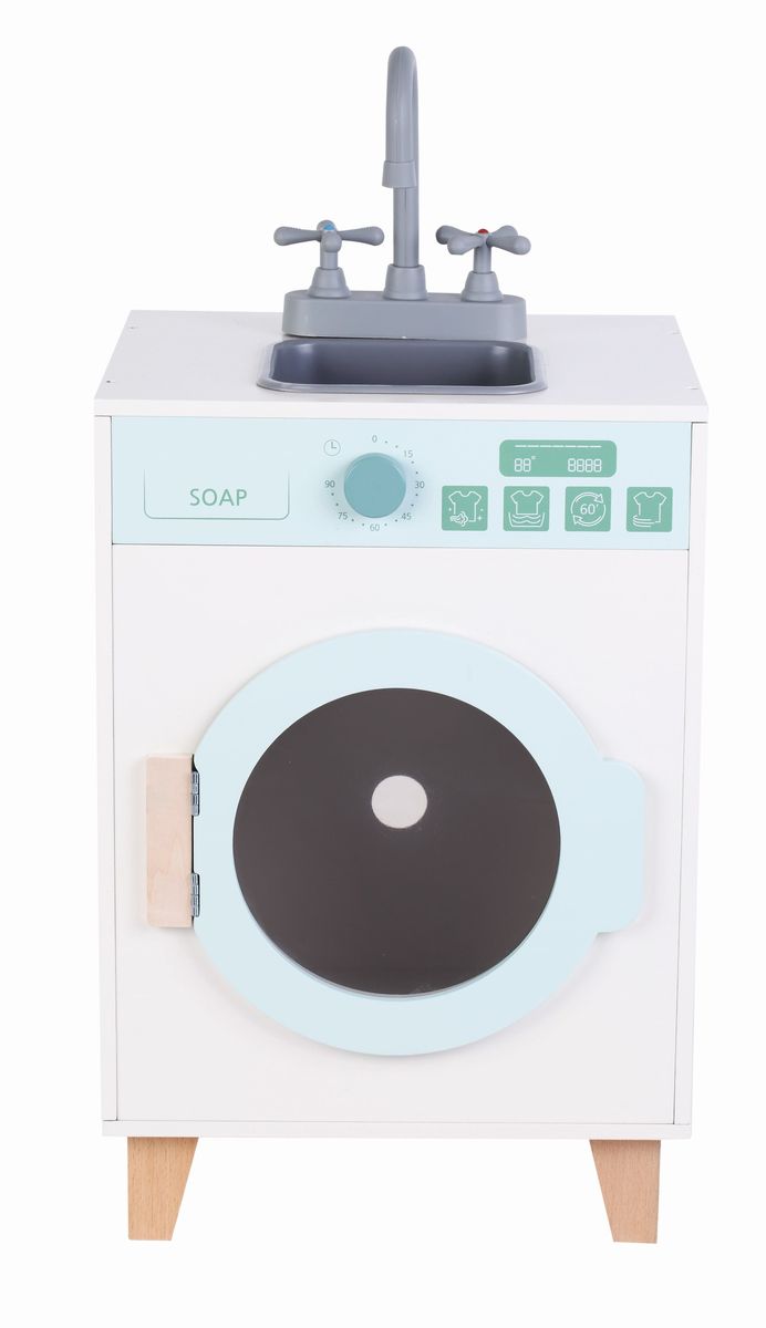 Wooden Toy Kitchen Sink & Washing Machine with Realistic Sounds | Shop ...