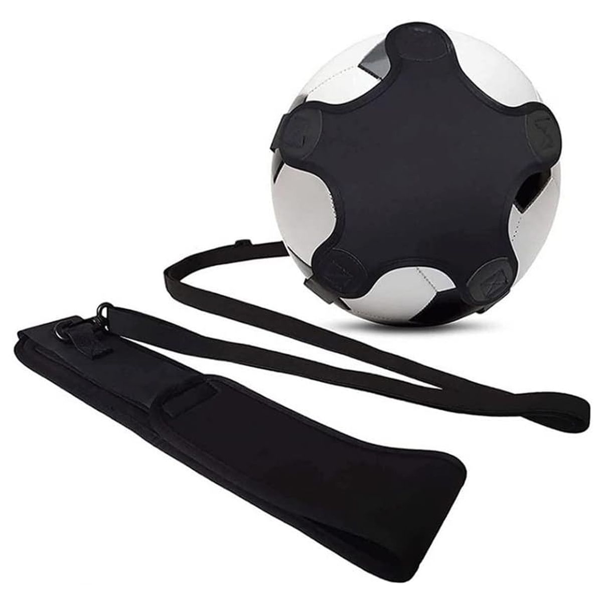 Soccer Ball Trainer Hands Free Kick Trainer Adjustable Solo Training Ai ...