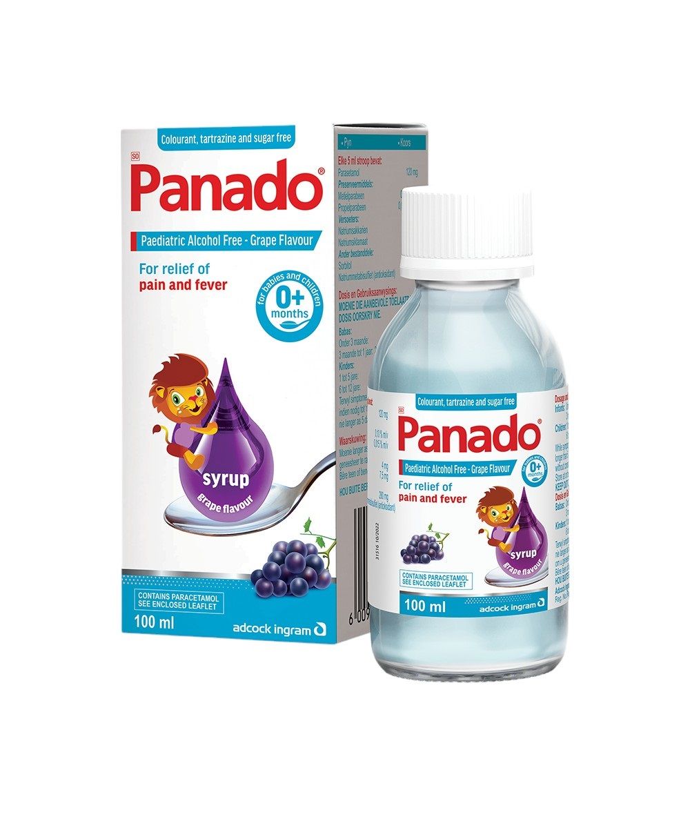 Panado - Paediatric Alcohol Free Syrup 50ml - Grape x 2 | Shop Today ...