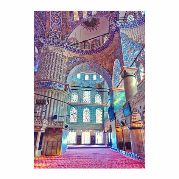 Blue Mosque Interior Poster - A1 | Shop Today. Get it Tomorrow ...