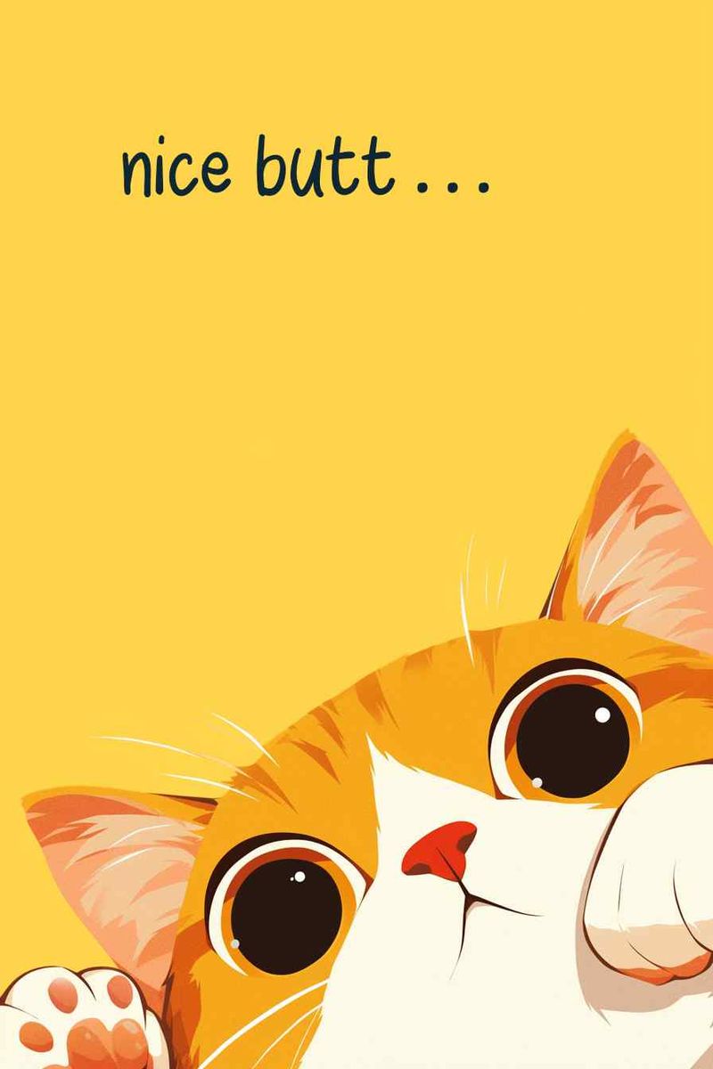 Funny Cat Poster Cute Butt Archival Quality Bathroom Poster Shop Today Get It Tomorrow