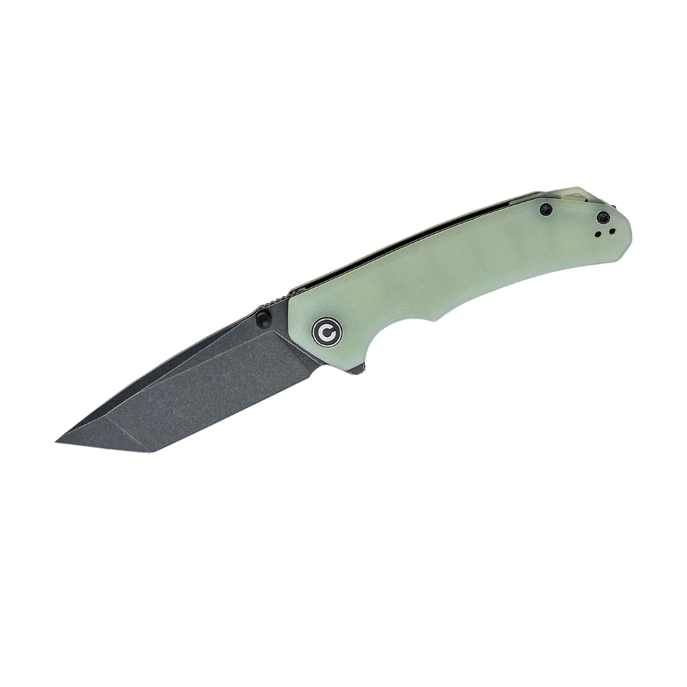 C2023E Folding Knife With Black Stonewashed D2 Blade, Black G10 Handle ...