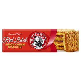 Bakers - Red Label Lemon Creams 12x200g Bulk Pack | Shop Today. Get it ...