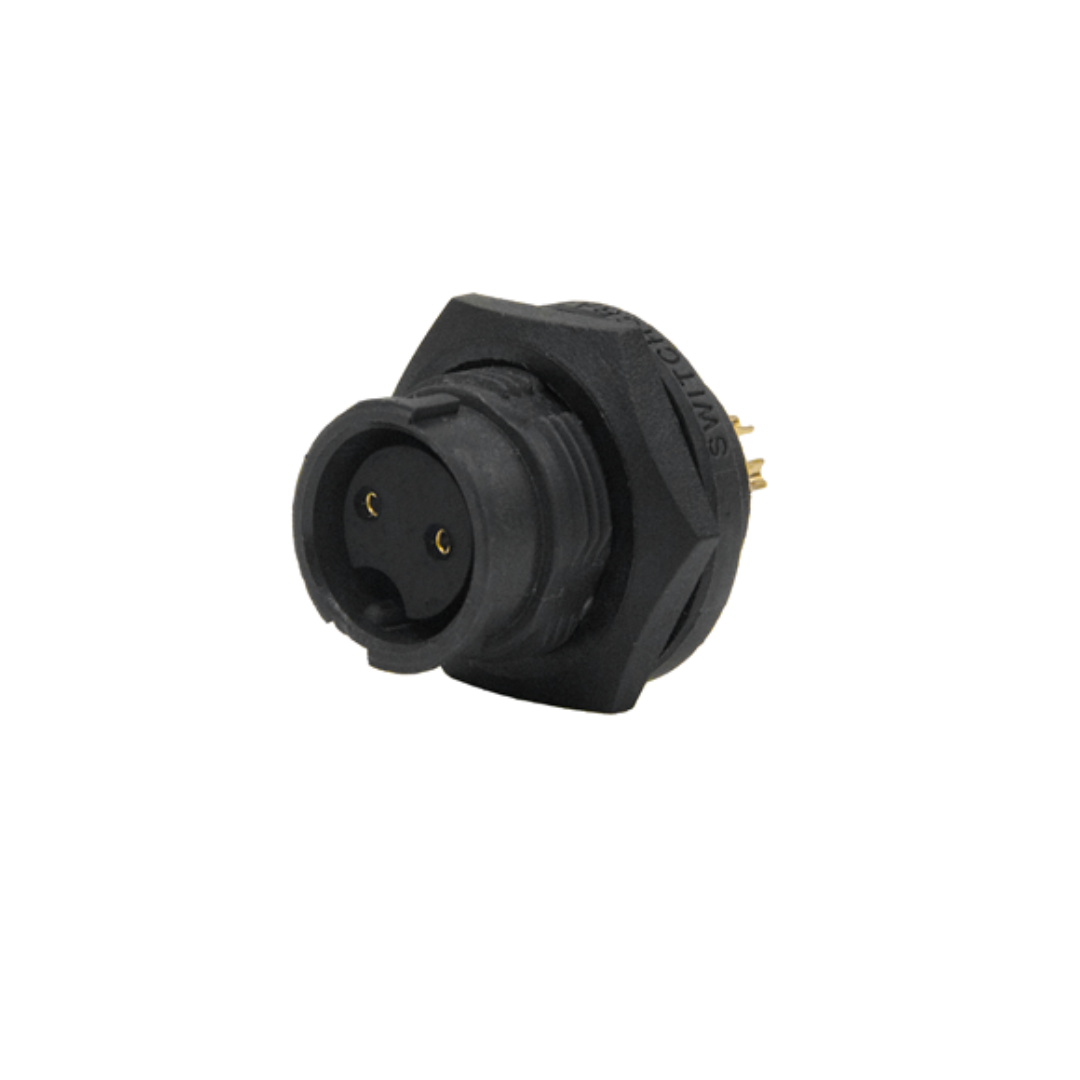 EN3P2FX 2-Pin Female Panel-Mount Circular Connector - IP68 Rated | Shop ...