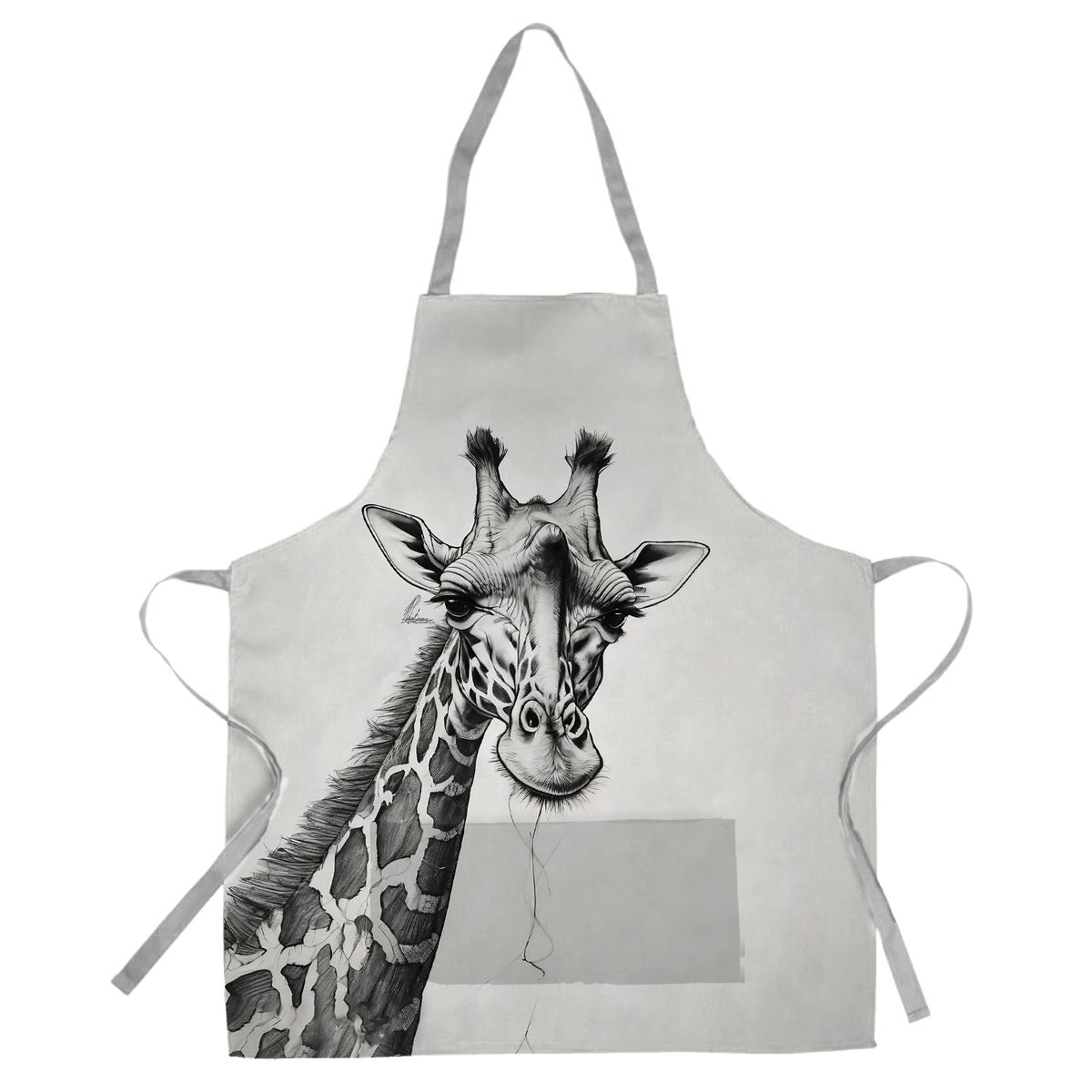 Giraffe Unraveling Medium Length Apron By Nathan Pieterse | Shop Today ...