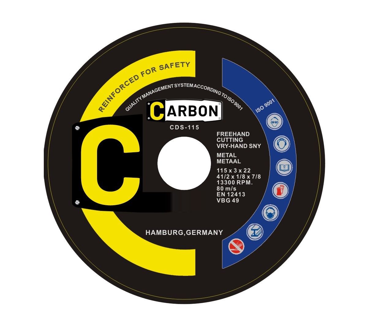 Set of 20 Carbon Freehand Steel Cutting Discs - CDS-115 | Shop Today ...