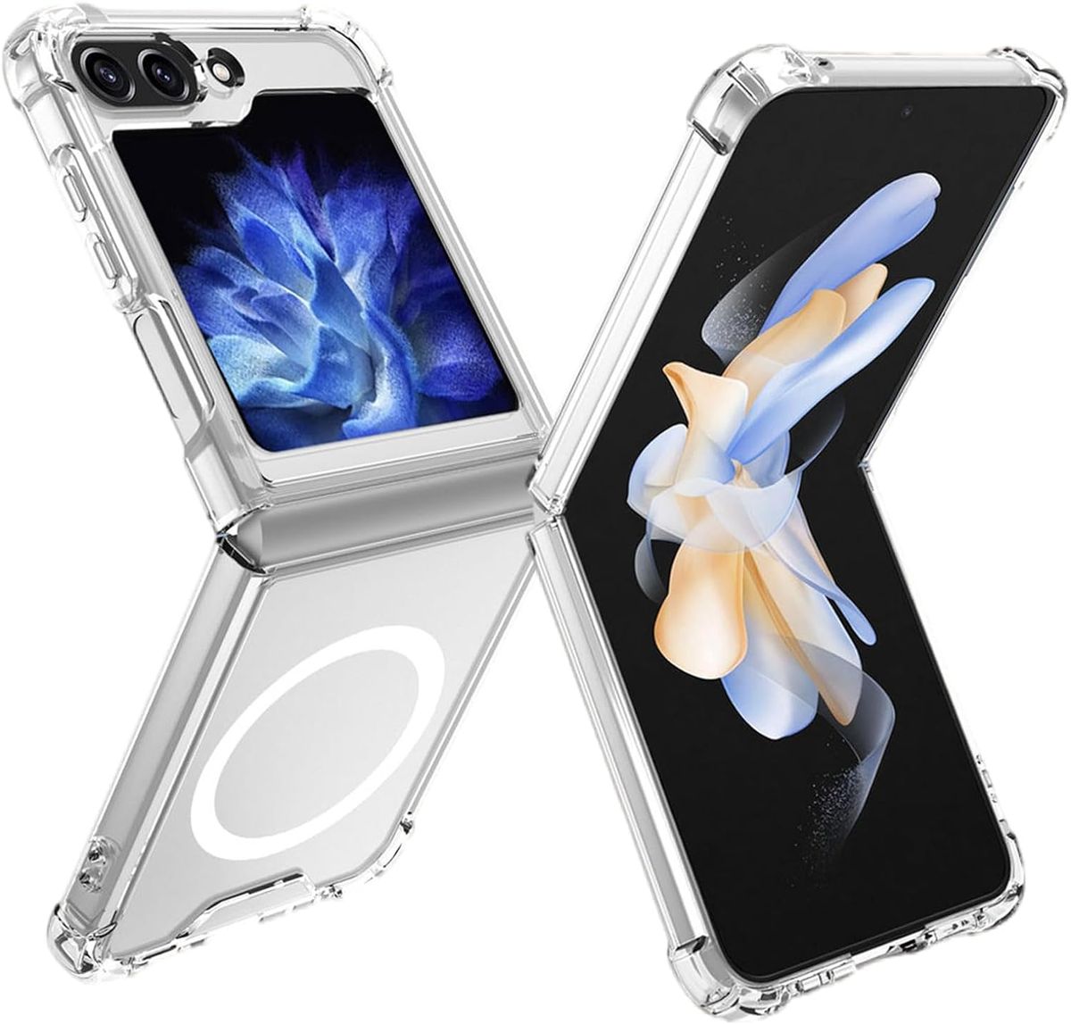 Premium Protective Shockproof Clear Magsafe Case For Z Flip 6 | Shop ...