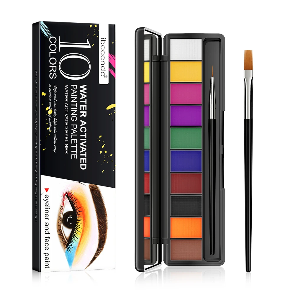 Water Activated 10 Colour Face Paint Palette | Shop Today. Get it ...