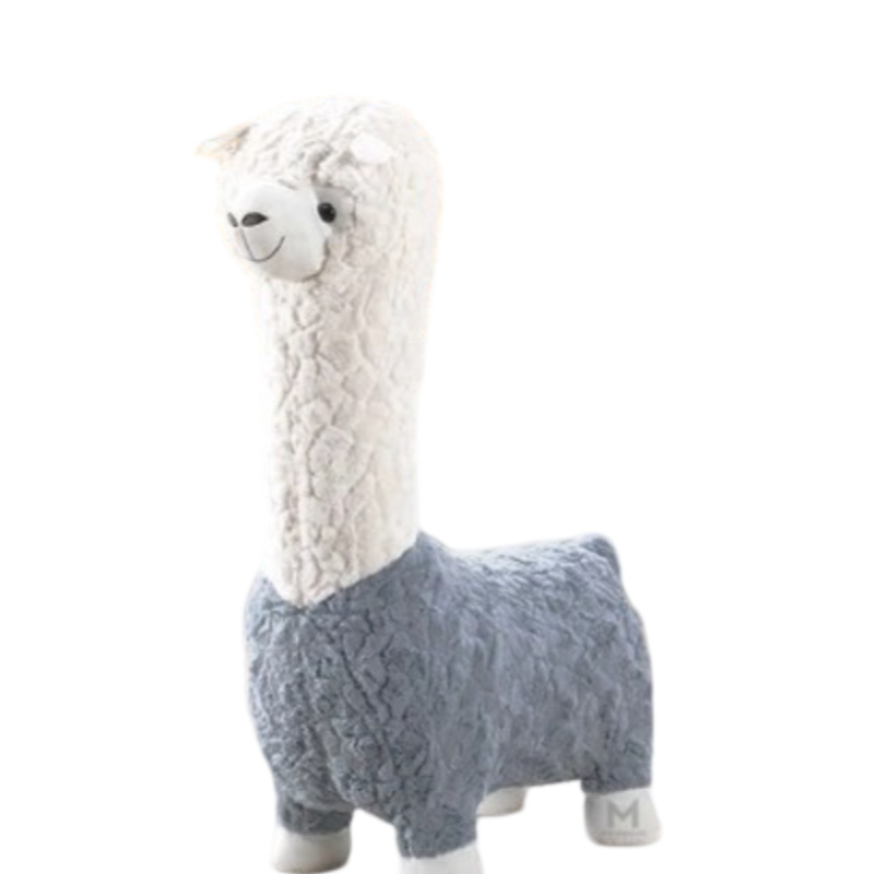Non-Toxic Comfortable Kids Llama Chair - Grey | Shop Today. Get it ...