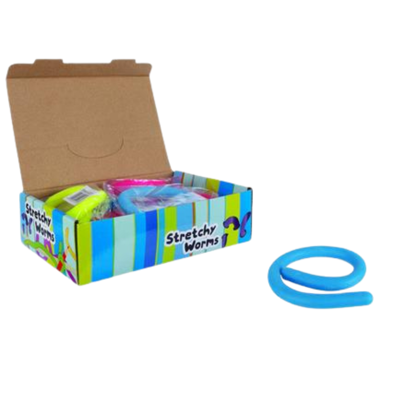 Pack of 12-Novelty stretch worm 30cm | Shop Today. Get it Tomorrow ...