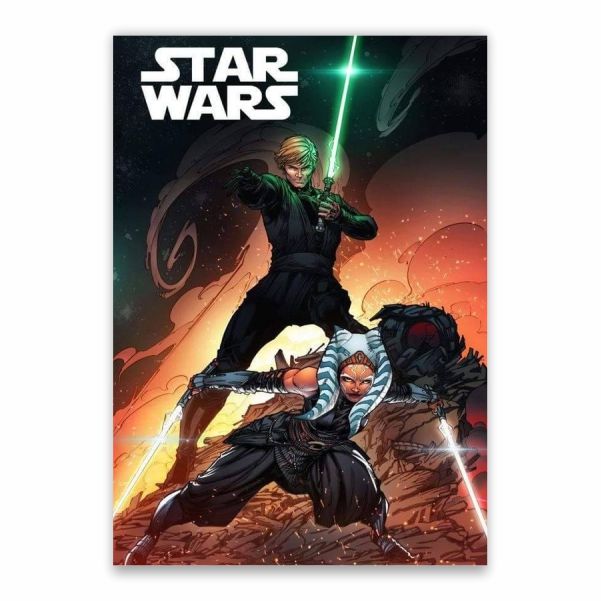 Star Wars Anakin And Ahsoka Tano Poster - A1 | Shop Today. Get it ...