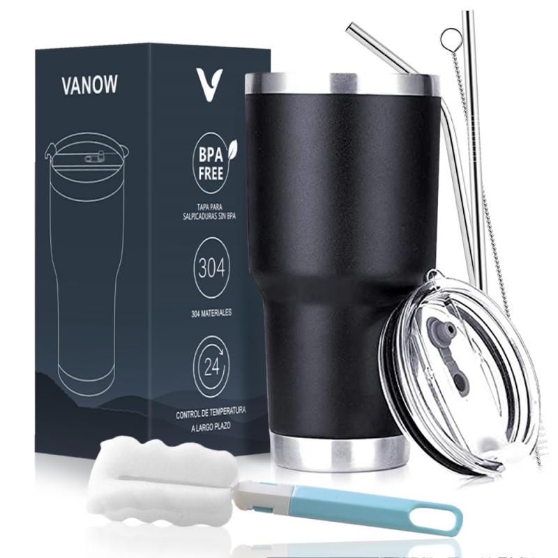 Tumbler Stainless Steel Vacuum Insulated Coffee Ice Cup, 850ml | Shop ...