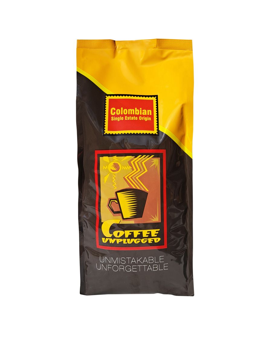 Coffee Unplugged 1kg Colombian Single Origin Estate Beans | Shop Today ...