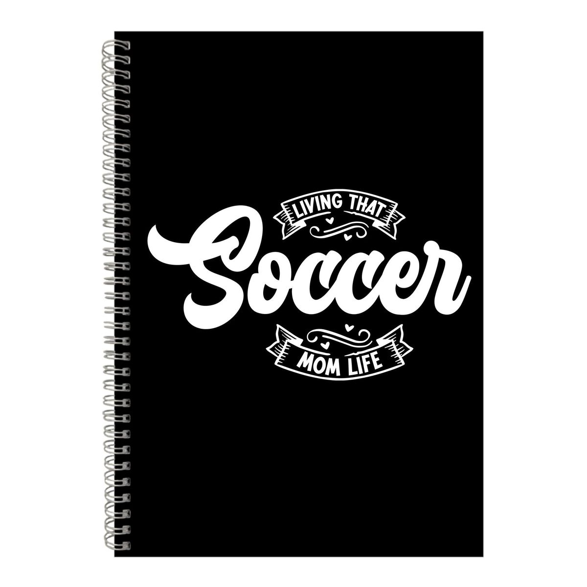 Soccer A4 Notebook for Sports Women Trendy Mom Graphic Mother Present ...
