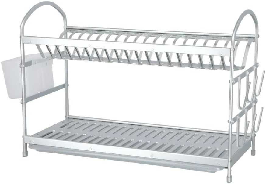 Aluminum Large Double Dish Rack | Shop Today. Get it Tomorrow ...