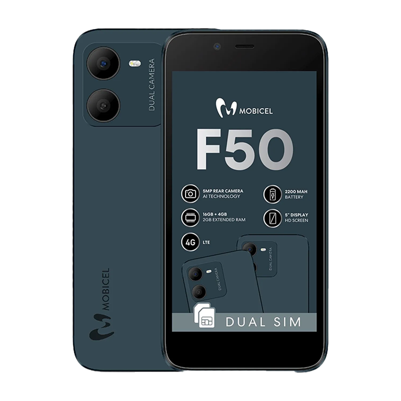 Mobicel F50 4G Dual Sim 16GB Vodacom Network Locked - Blue | Shop Today ...