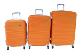 Mooistar 3-Piece Orange Hardshell Luggage Set - Spinner Wheels | Shop ...