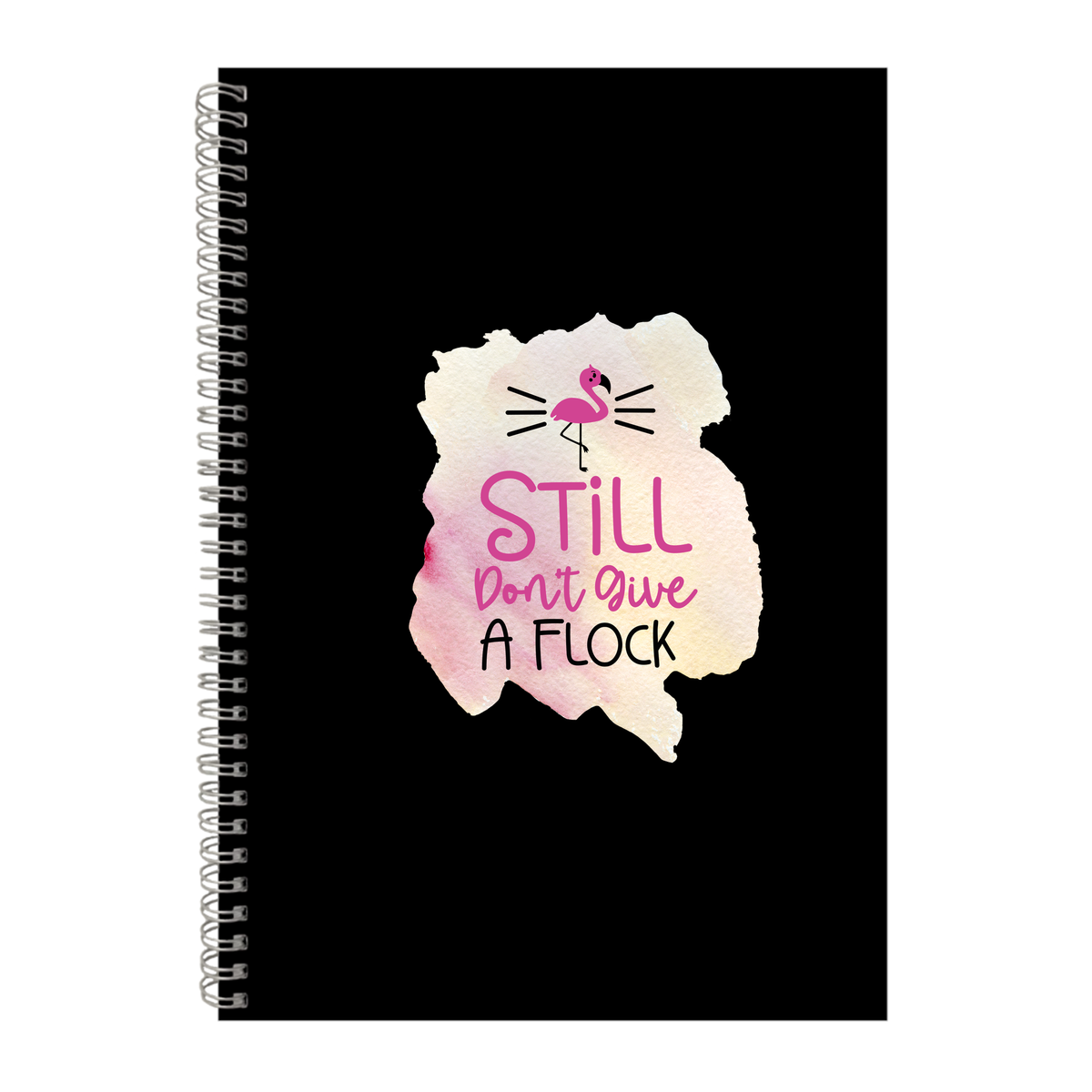 Flock A4 Notebook Pad Trendy Flamingo Lover Graphic Birthday Present ...