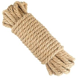 MEBUPOL 100m Long Jute Rope 10mm Thick Jute Twine String | Shop Today ...