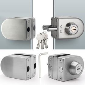 Stainless Steel Glass Door Security Lock 10-12mm | Shop Today. Get it ...