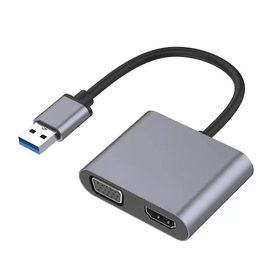 Adapter USB 3.0 to HDMI/VGA 1080P Independent Audio Output | Shop Today ...