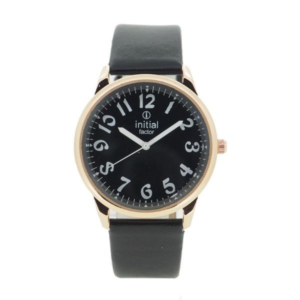 Initial Unisex Pu Leather Strap Watch WK834 | Shop Today. Get it ...