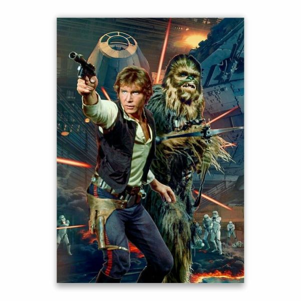 Han Solo And Chewbacca Poster - A1 | Shop Today. Get it Tomorrow ...