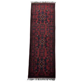 RUGS OF PERSIA Red Wool Turkmen HandKnotted 150 x 50cm Rug | Shop Today ...