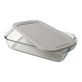 Casserole 2.2lt Borosilicate Glass With Lid | Shop Today. Get it ...