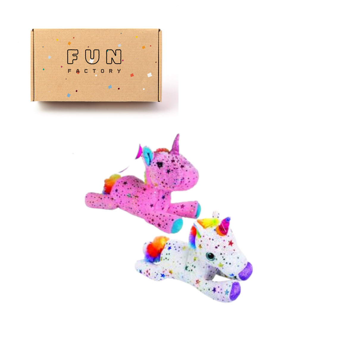 Funky Disco Plush Unicorn 30cm Metallic Stars | Shop Today. Get it ...