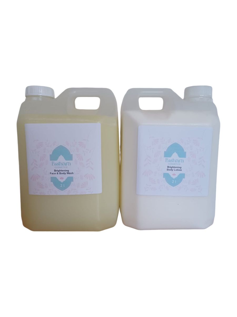 2L Bishara Cosmetics Brightening Lotion + Face & Body Wash Combo | Shop ...