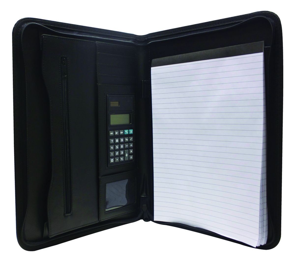 Files Black A4 P U Folder Calculator Exam Pad Shop Today Get It