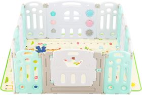 Playpen High Type Baby Gate with Door - White/Blue | Shop Today. Get it ...