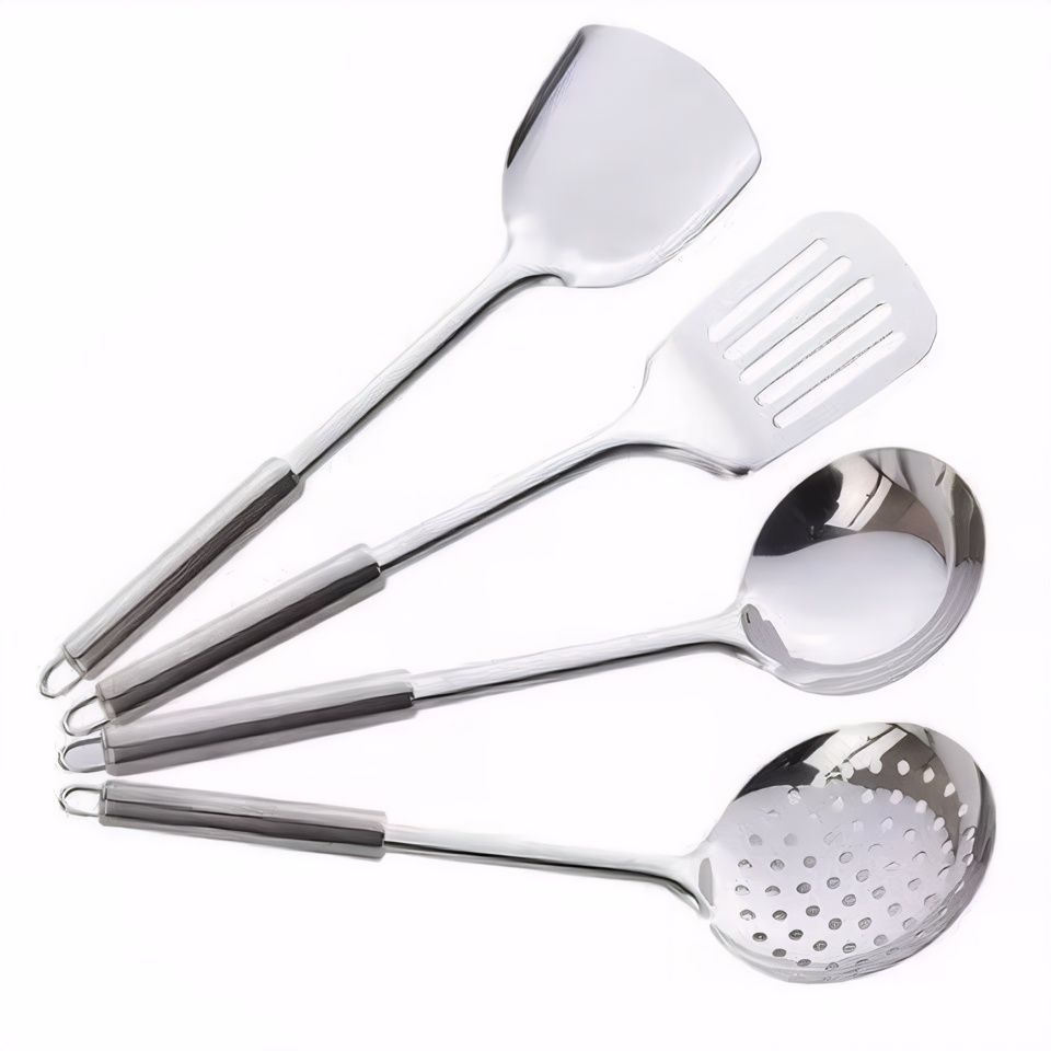 Stainless Steel Kitchen Utensil Set - 4 Piece | Shop Today. Get it ...