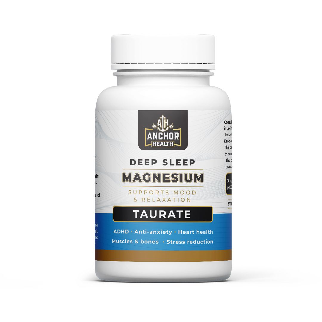 Anchor Health Deep Sleep - Magnesium Taurate - 60 Capsules | Shop Today ...