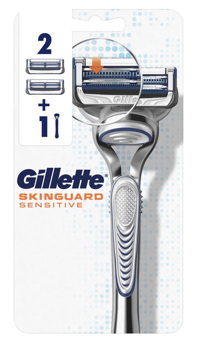 Gillette SkinGuard Handle + 2 Razor Blades | Shop Today. Get it ...
