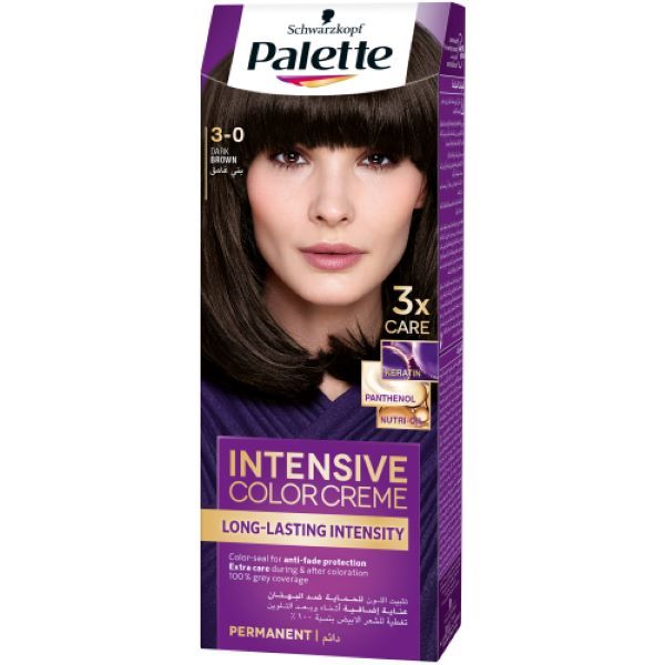 Schwarzkopf Palette Intensive Color Creme Dark Brown 3-0 | Shop Today ...