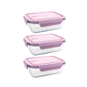 Glass Food Containers - 680ml - Set Of 3 | Shop Today. Get it Tomorrow ...