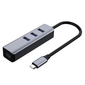 Type-C 4 in 1 USB 3.0 Hub and Ethernet Adapter | Shop Today. Get it ...