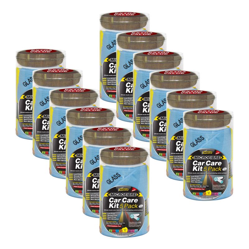 Shield Microfibre Car Care Kit - 12 Pack of 5 | Shop Today. Get it ...
