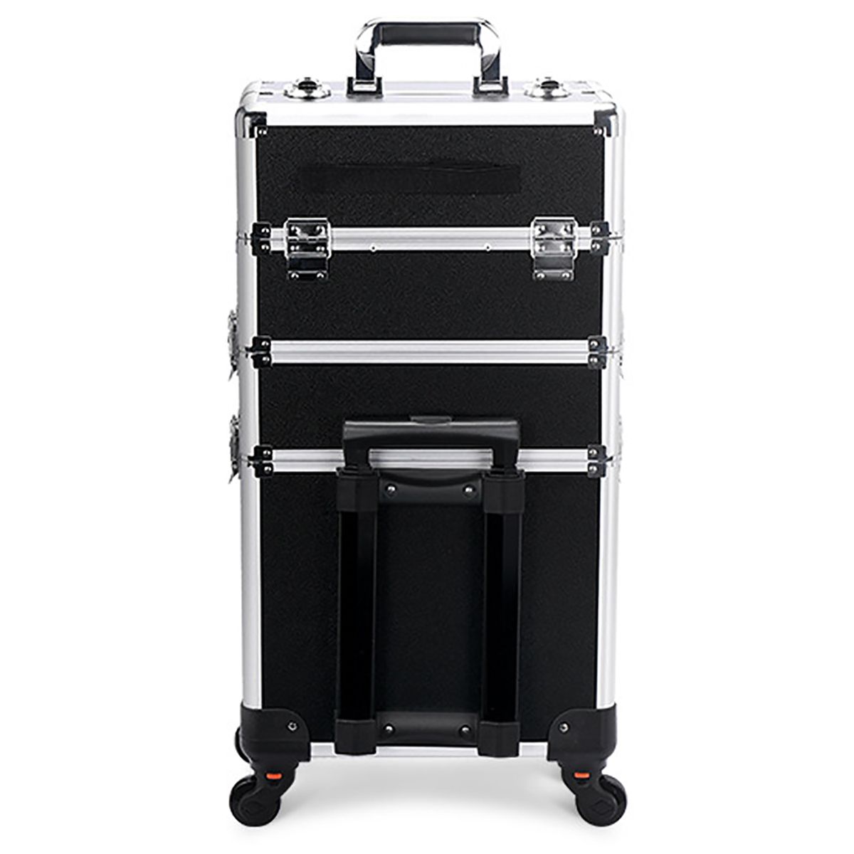 4 Tier Rolling Makeup Case,Train Case,Makeup Travel Case,Cosmetology ...