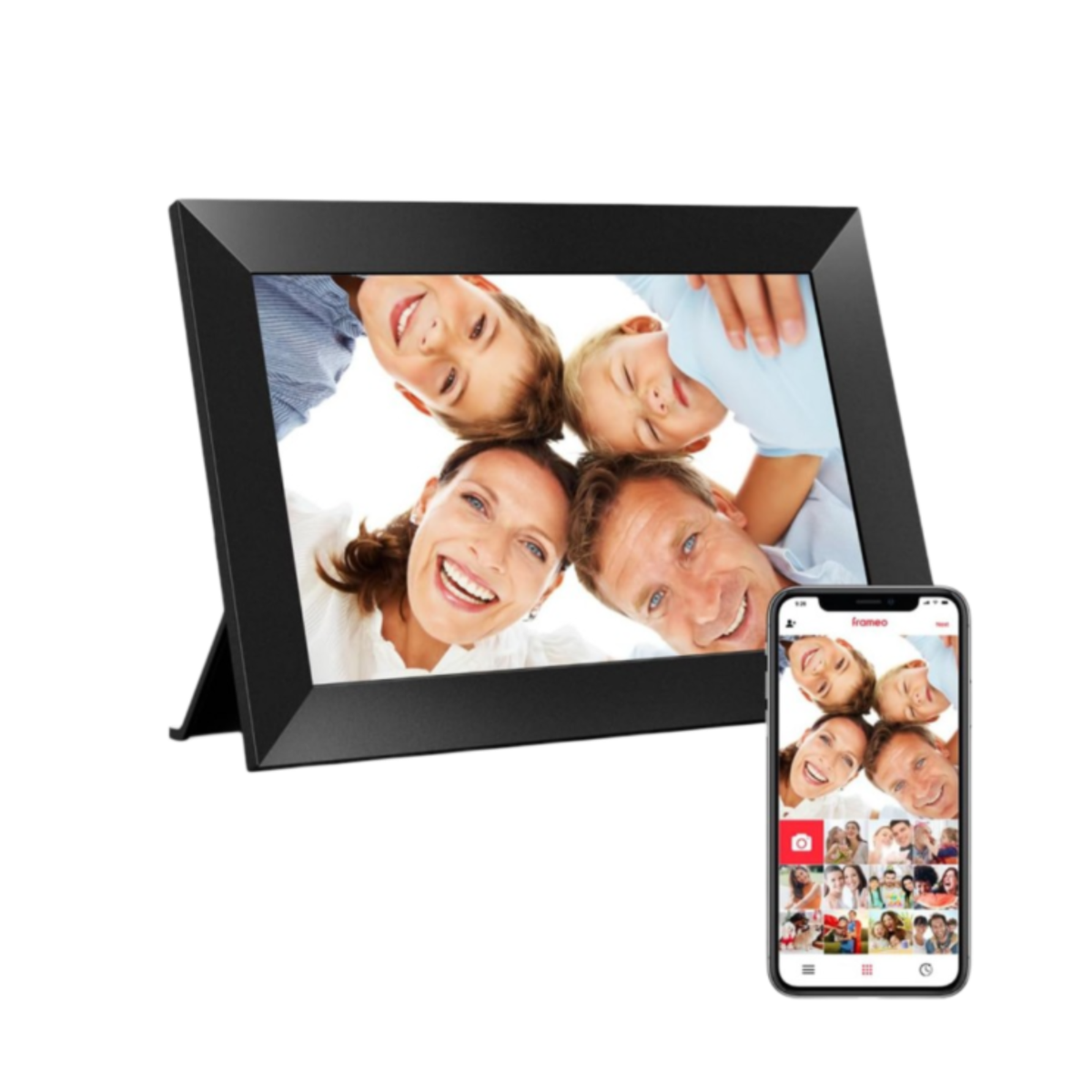 15.6-Inch Frameo Wireless HD Digital Photo and Video Frame Display ...