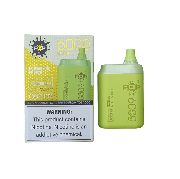Pop Hit 6000 Puff Disposable Vape - Fuji Melon Freeze | Shop Today. Get ...