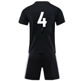 Bufftee Individual Junior Soccer Kit - Number 4 Defenders Jersey ...