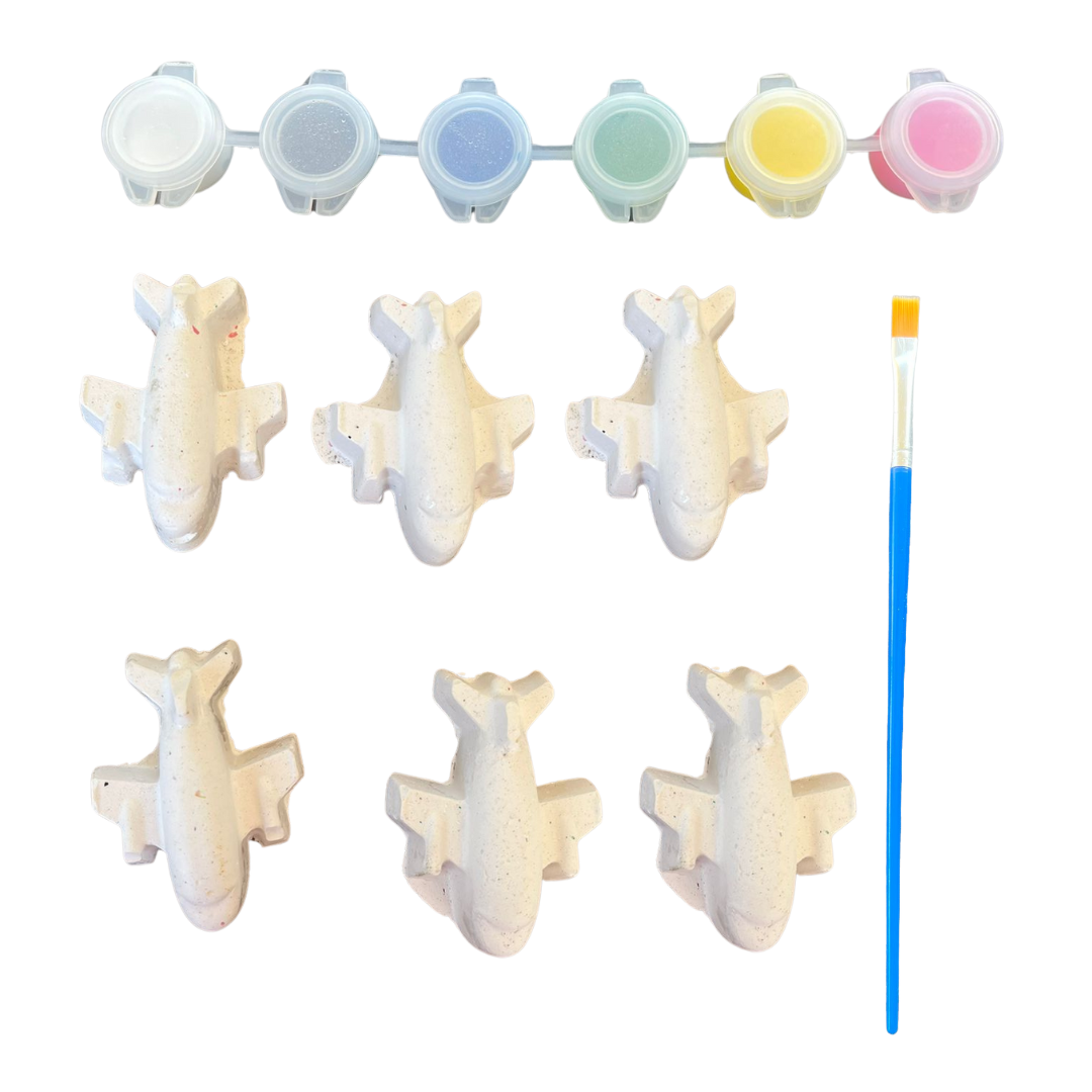 Katz Designs - Aeroplane Paint Kit + Paint Brush | Shop Today. Get it ...