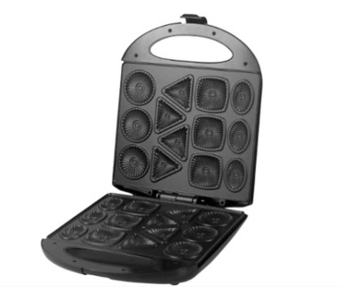 Automatic Mini Electric Non-stick Biscuit Maker Toaster Machine 13 ...
