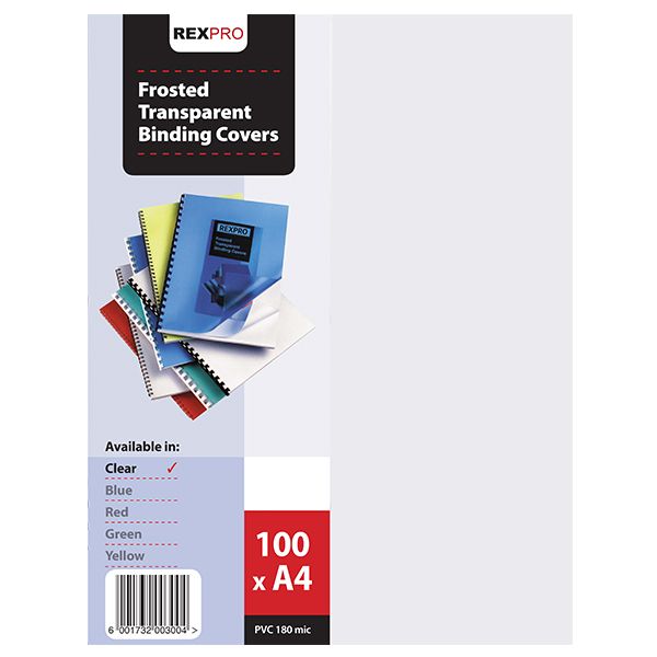 Rexpro Frosted A4 Binding Covers (180 Micron) | Shop Today. Get it ...